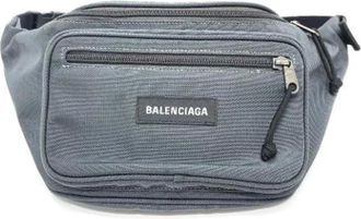 Balenciaga unisex, Pre-owned, Gris, Taille: ONE Size Sac Banane en Nylon Pre-owned