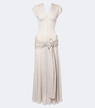 J.W.Anderson Robe longue drap&eacute;e