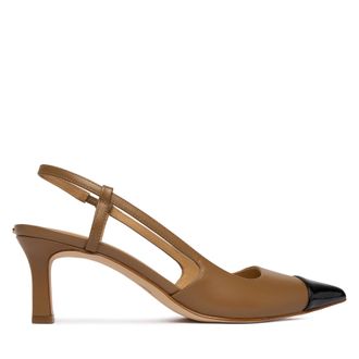 Michael Kors Pumps MICHAEL Michael Kors Alora Toe Cao Mid Sling 40R6AOMS1L Braun