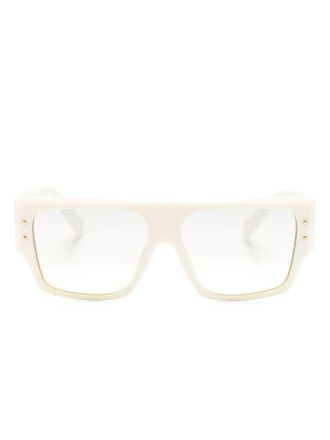 Dolce & Gabbana Eyewear lunettes de soleil DNA à monture carrée - Tons neutres