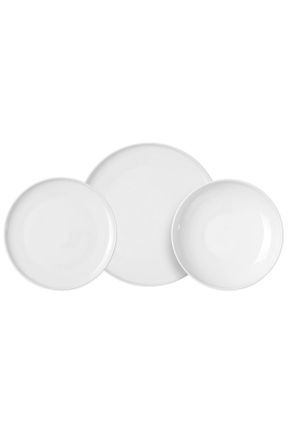 Novel Kombiservice Vola, Wei&szlig;, Keramik, 12-teilig, Uni, Lfgb, lebensmittelecht, Essen & Trinken, Geschirr, Geschirr-Sets, Kombiservice