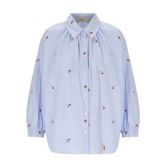 Max Mara Damen, Blusen & Hemden, Blau, XLGr&ouml;&szlig;e