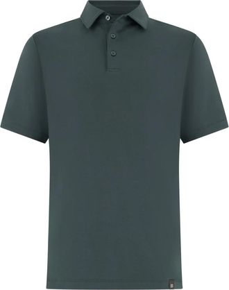 Boggi Milano Homme, Tops, Vert, Taille: XL Polo En Coton Supima Stretch