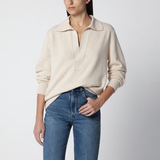 Victoria Beckham Genevieve Pullover aus Elderflower-Kaschmirmischung