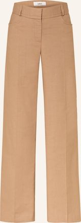 BA&SH Ba&Sh Hose Pants Cista Mit Leinen braun