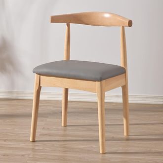 Generic 2er-Set Esszimmerstühle Aus Massivholz, Moderne, Mit Kunstleder Gepolsterte Küchen-Seitenstühle, Minimalistische Akzentstühle Im Bauernhausstil for Es