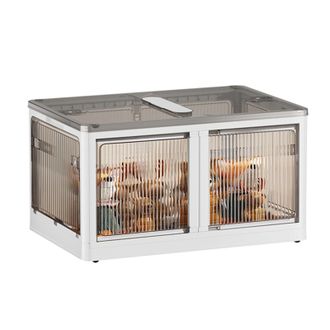 Generic Aufbewahrungsboxen mit R&auml;dern, faltbar, robust, faltbar, mit Rollen, f&uuml;r Zuhause, K&uuml;che, Wohnzimmer, Schrank, B&uuml;ro, Garage, Auto, Werkzeug, Spielzeug,