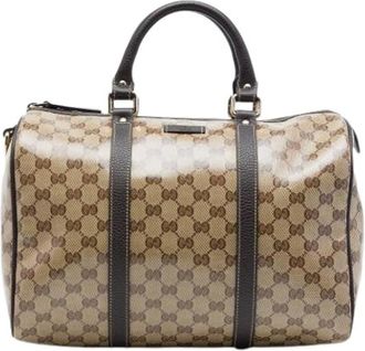 Gucci Sac Boston Pre-owned - Femme - Pre-owned - Beige - Taille: ONE Size