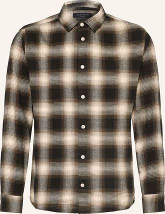 AllSaints Allsaints Flanellhemd Baseline Relaxed Fit schwarz