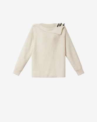 Isabel Marant Pull Thais En Alpaga - Femme - &Eacute;cru - Taille34 - Isabel Marant