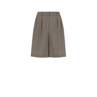 Bomboogie Femme, Shorts, Brun, Taille: 40 FR Flowing Lyocell Bermuda Shorts