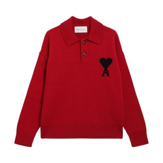 Ami Damen, Oberteile, Rot, XSGr&ouml;&szlig;e