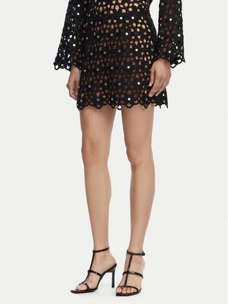 Michael Kors Minirock MS670M4KNE Schwarz Regular Fit