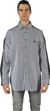 Diesel Homme, Chemises, Multicolore, Taille: M S-Wahr-Stripe Shirt