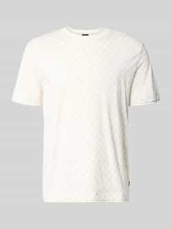 Joop T-Shirt mit Logo-Muster und Rundhalsausschnitt