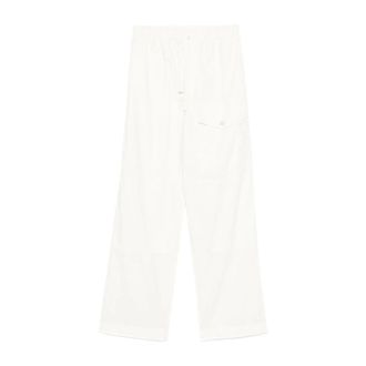 Dries Van Noten Homme, Pantalons, Blanc, Taille: L Pantalon Droit