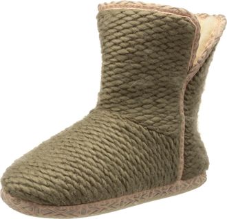 Flip*Flop Damen knitfolded Hausschuh, Soft beige, 36 EU