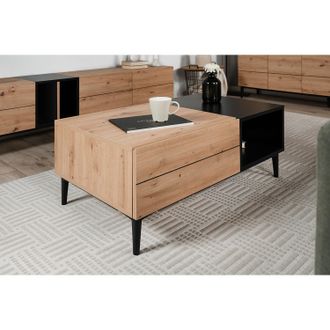 Loftscape home24 Couchtisch 100 x 40 x 55cm Braun