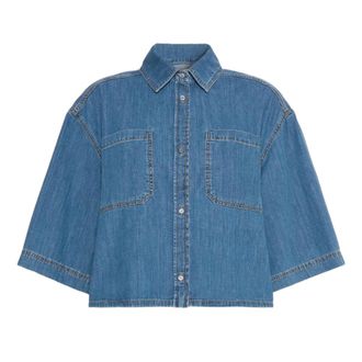 Max Mara Damen, Blusen & Hemden, Blau, XSGr&ouml;&szlig;e