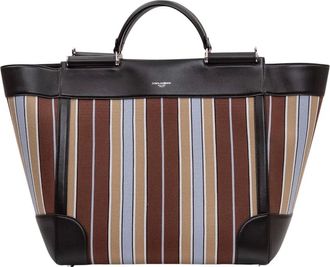 Dolce & Gabbana Homme, Sacs, Multicolore, Taille: ONE Size Sac &agrave; main Sicily en tissu jacquard