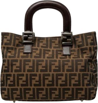 Fendi Pre-owned Canvas Tote - - Pre-owned - Damen - Braun - ONE SIZE