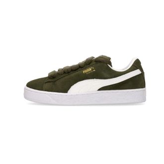 Puma Wildleder Niedriger Schuh Dunkeloliv/Wei&szlig; - - Shoes - Herren - Gr&uuml;n - 37 1/2 EU