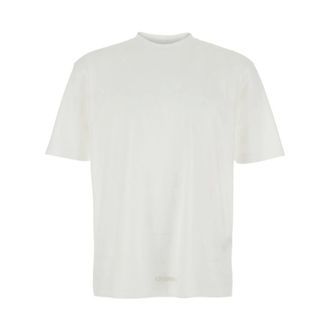 C.P. Company C.p. Company, Homme, Tops, Blanc, Taille: XL T-shirt en coton avec logo