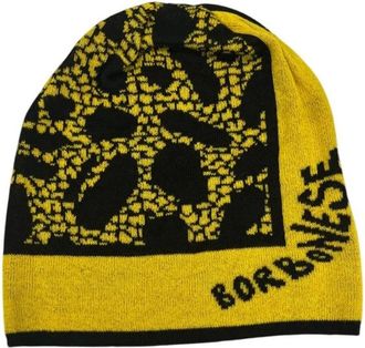 Borbonese Femme, Accessoires, Multicolore, Taille: ONE Size Chapeau &agrave; Bord Large en Feutre de Laine