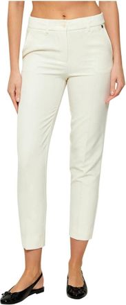 Liu Jo Femme, Pantalons, Beige, Taille: 38 FR Pantalon Capri