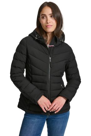 Tommy Hilfiger Damen Essential Lightweight Packable Puffer Jacket Daunenalternativer Mantel, Schwarz, XL