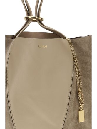 Chlo&eacute; Womens Shoulder Bag Spin Boyish Brown Leather