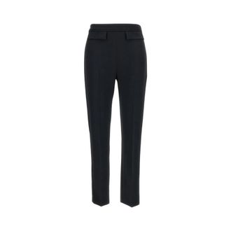 Elisabetta Franchi Slim-fit Hose - - Trousers - Damen - Schwarzk - M