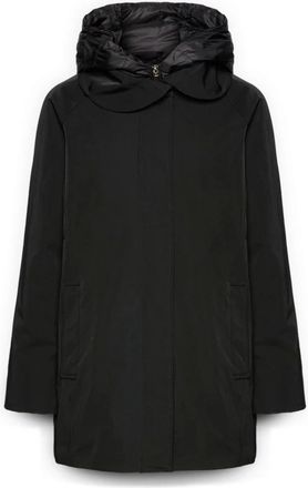 Elena Miro Femme, Vestes, Noir, Taille: 48 FR Doudoune Superposable