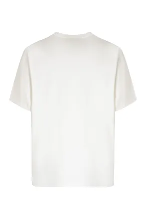 A.P.C. Mens Boxy Cotton Crew-Neck T-Shirt White T-Shirts And Polos