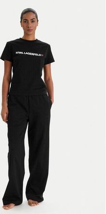 Karl Lagerfeld Pyjama B1W45004 Schwarz Regular Fit