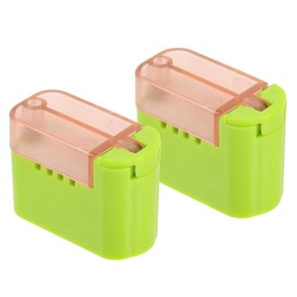 Angoily 2 St&uuml;ck Industrien&auml;hmaschinen Schmier&ouml;lbox mit Magnetischer Adsorption Transparente Kunststoff-&ouml;lbox zur Faden&ouml;lung und Fadenschutz Robust und Verschl