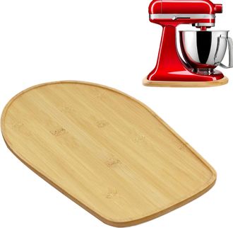 Generic Gleitmatte f&uuml;r K&uuml;chenmixer | H&ouml;lzerne Anti-Rutsch-Sto&szlig;f&auml;nger Tablett - K&uuml;chenzubeh&ouml;r Und Zubeh&ouml;r,zum Backen Teig Mischung Creme Kochen