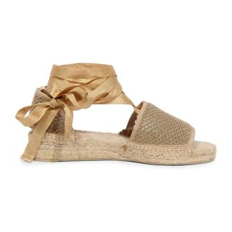 Castaner Lurex Sandalensohle - - Shoes - Damen - Beige - 38 EU