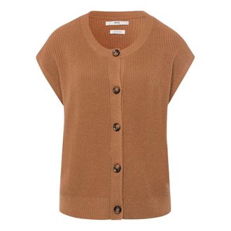 Brax Elegante Strickweste - Style Eve - - Knitwear - Damen - Braun - XL