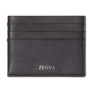 Ermenegildo Zegna Sechs-F&auml;cher-Portemonnaie aus Second-Skin-Leder - - Accessories - Herren - Braun - ONE SIZE