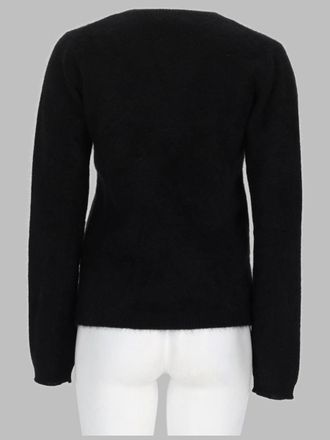 P.A.R.O.S.H. Raccoon Knit Sweater - Black