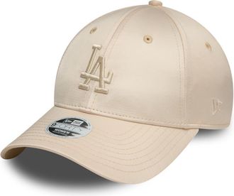 New Era 9Forty Damen Cap - Satin Los Angeles Dodgers beige