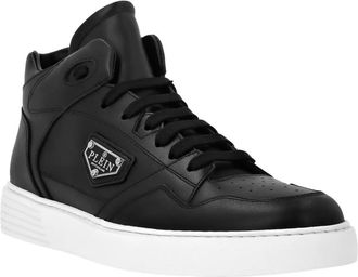 Philipp Plein Low-Top Sneaker - Mid-Top Turnschuhe - Gr. 37 (EU) - in Schwarz - für Damen