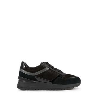 Geox Baskets basses Desya en cuir m&eacute;lang&eacute;