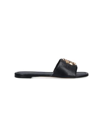 Tory Burch Tory Burch Sandalen - Slide Sandals Eleanor - Black - Gr. 5_5 - in Schwarz - f&uuml;r Damen