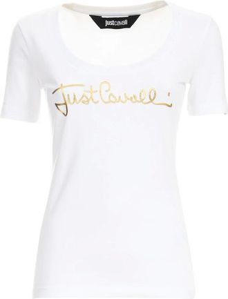 Just Cavalli Femme, Tops, Blanc, Taille: 40 FR T-Chemises