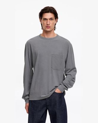 Arket Lockeres Langarmshirt -Grau