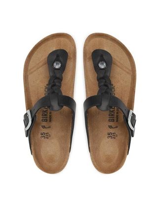 Birkenstock Zehentrenner Gizeh Braided 1021360 Schwarz