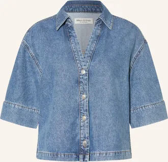 Marc O'Polo Marc Opolo Jeansbluse blau