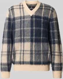 Barbour Pullover aus Wolle mit V-Ausschnitt